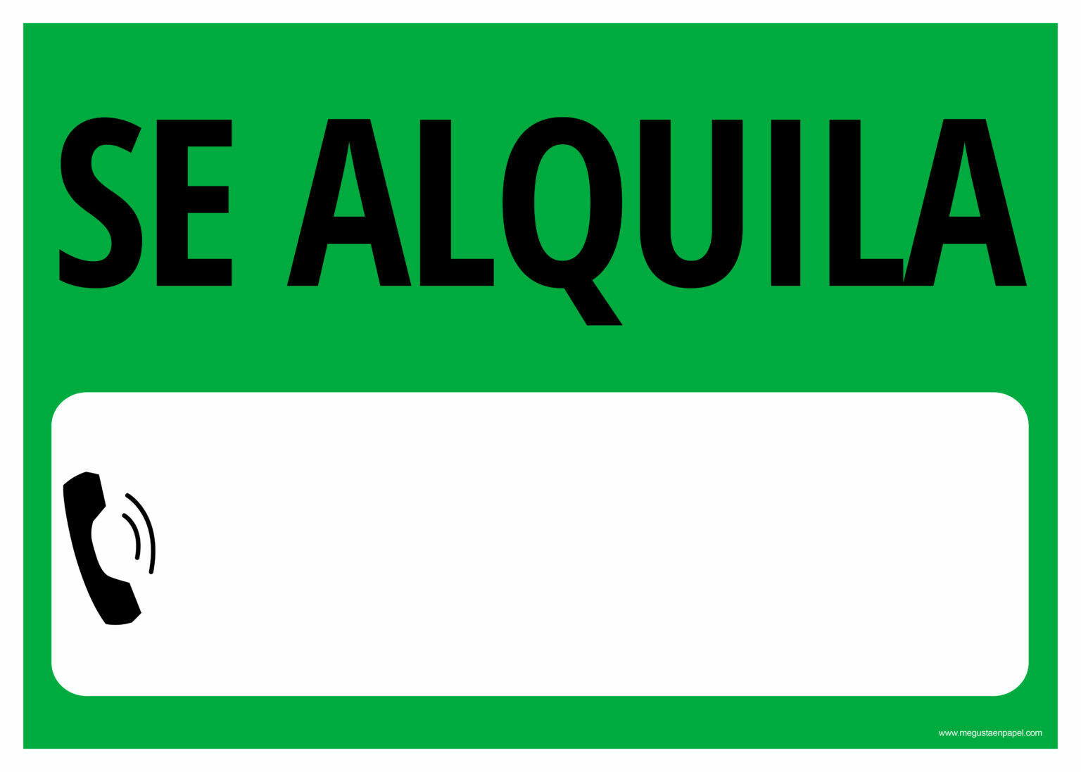 Carteles SE VENDE - SE ALQUILA