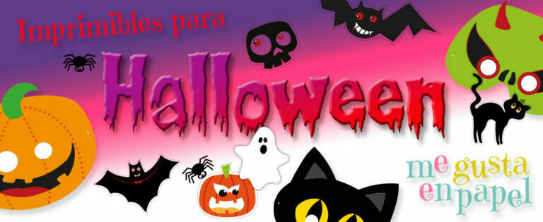 Imprimibles gratis para Halloween - megustaenpapel. Imprimibles para ...